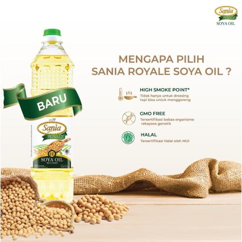 Jual Sania Royale Soya Oil Kedelai [1L] | Sania Minyak Goreng Sawit [2L ...