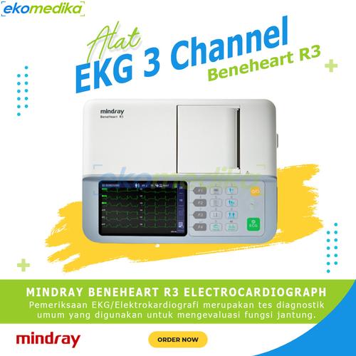 Jual EKG 3 Channel MINDRAY BENEHEART R3 Electrocardiograph ECG 3 Lead - Jakarta Timur - Eko ...