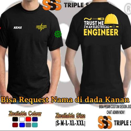Jual KAOS TRUST ME I'M AN ELECTRICAL ENGINEER TSHIRT TEKNISI LISTRIK ...