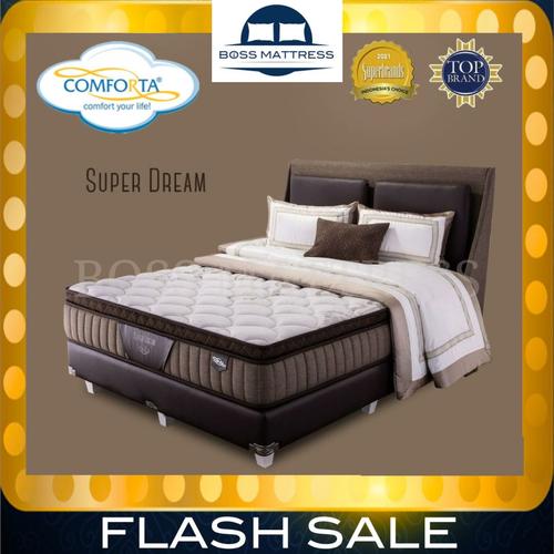 Jual COMFORTA SpringBed SUPER DREAM ( Full SET ) 160 180 200 120 100 90 ...