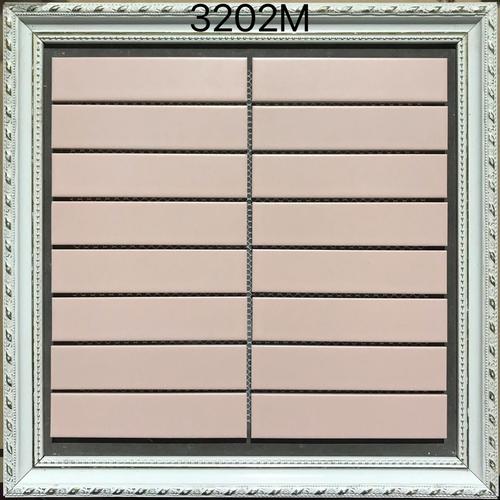 Jual Mosaic Pottery Long Stripped Pink Matte SinGress Mozaik Type 3202M ...
