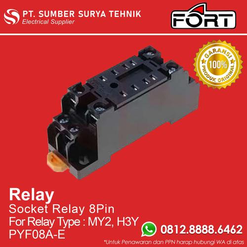 Jual Socket Relay PYF08A-E 8Pin FORT - Jakarta Pusat - Toko Sumber ...