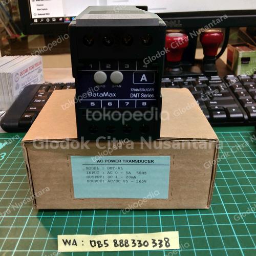 Jual Current Transducer Datamax In 0-5A out 4-20mA DMT-AL AC/DC 85-265V ...
