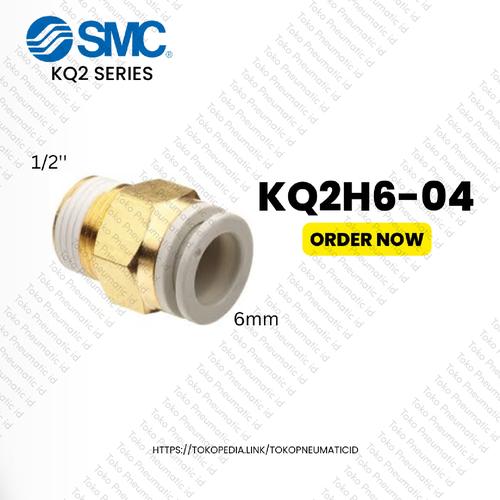 Jual SMC Fitting lurus, Male Connector, 6mm, Drat 1/2'', [KQ2H 06-04S] - Jakarta Pusat - Toko ...