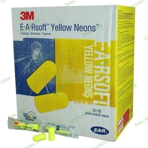 Jual Penutup Telinga Earplug Yellow Neons / Ear Plug 3M Original 1 Box - Kota Tangerang ...