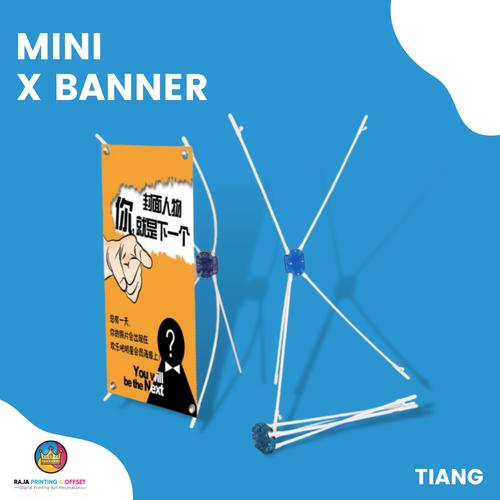 Jual Mini X Banner Paket Tiang Dan Banner 40x25cm Tiang Only Kota Bandung Raja Printing