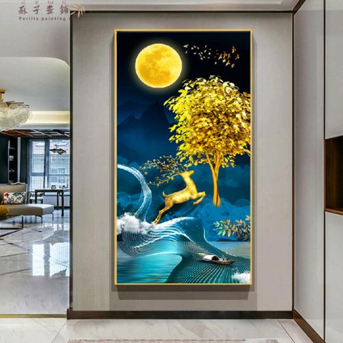 Jual lukisan rusa 02 - Kab. Bandung - nurilaa art | Tokopedia