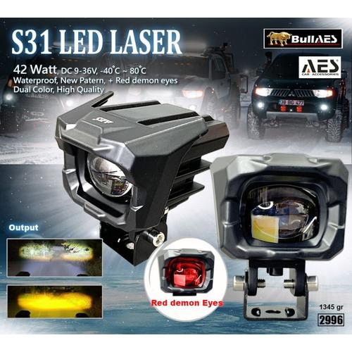 Jual Lampu Tembak Laser S31 Led Laser Devil Eye Sorot hi loo beam ...