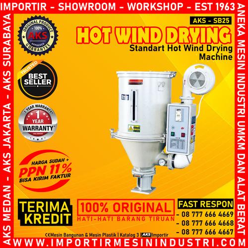 Jual Hopper Dryer 25Kg Mesin Pemanas Biji Cacahan Plastik 3,5 Kw AKS ...