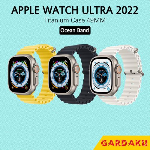 Jual Apple Watch Ultra 49MM 2022 Titanium Case With Ocean Band - Ultra ...