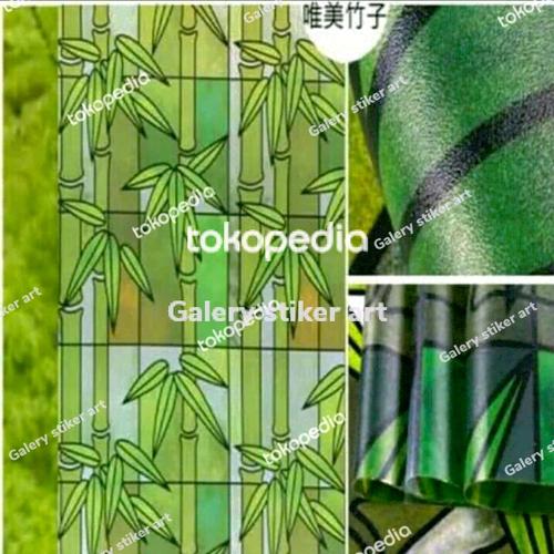 Jual Stiker Kaca Motif Bambu Warna lebatr 122 Cm - Jakarta Timur ...