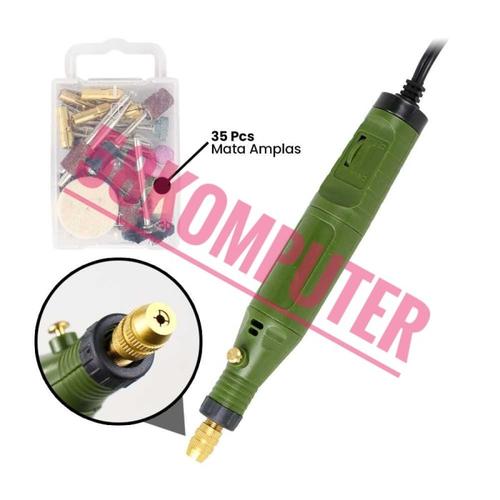 Jual Gerinda Mini Listrik Set Lengkap Pen Ukir Listrik 18V 18000rpm bor ...