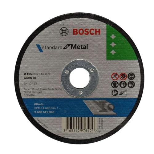 Jual Bosch 105mm Batu Potong Metal Cutting Disc 2608619343 - Jakarta ...