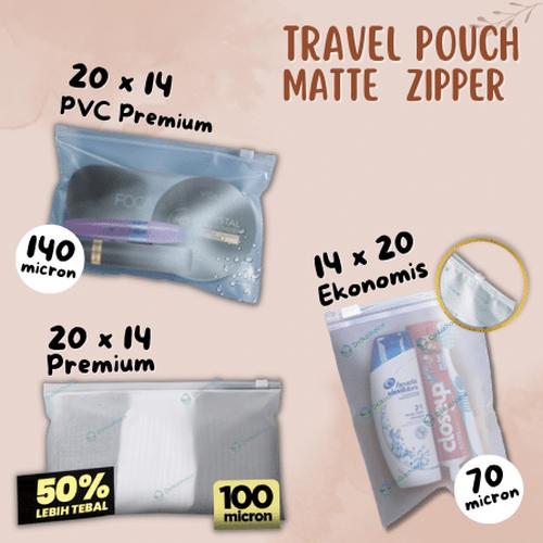 Jual TRAVEL POUCH VARIAN 20x14 | STORAGE POUCH | ZIPPER BAG ORGANIZER ...
