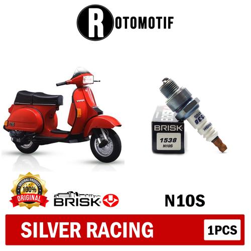 Jual Busi Vespa 2 tak Drat Pendek Brisk Silver Racing N10S - Jakarta ...