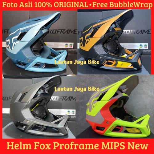 Jual HELM SEPEDA FOX PROFRAME MIPS ORIGINAL - hitam gold L - Kab. Bogor ...