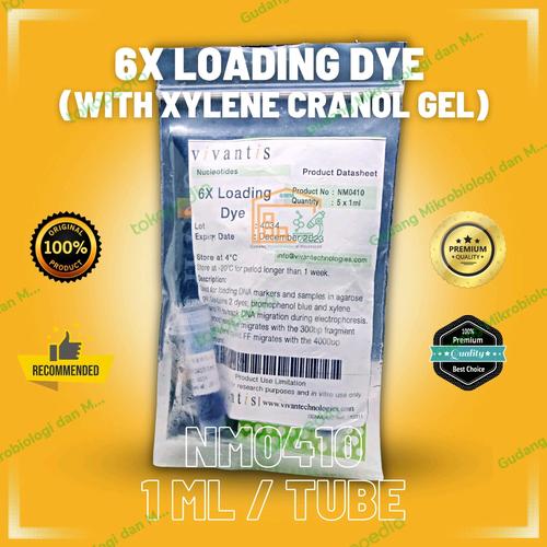 Jual 6X Loading Dye (with Xylene Cyanol Gel Loading Dye), 1 ml - Kab ...