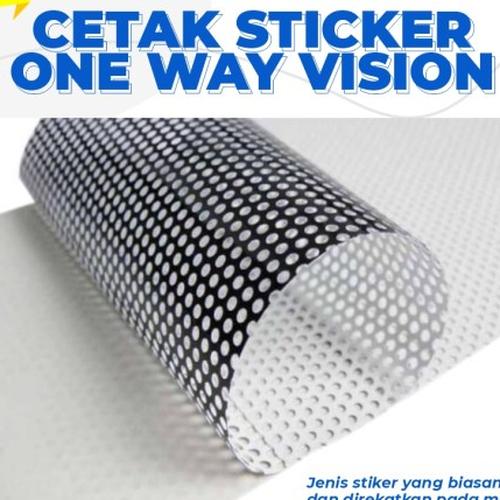 Jual cetak stiker one way vision custom design - Kota Tangerang - DJAVA ...