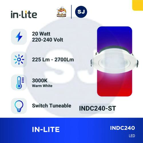 Jual InLite Mini Downlight Lampu Plafon Tanam INDC240-S WW 11W/20W ...