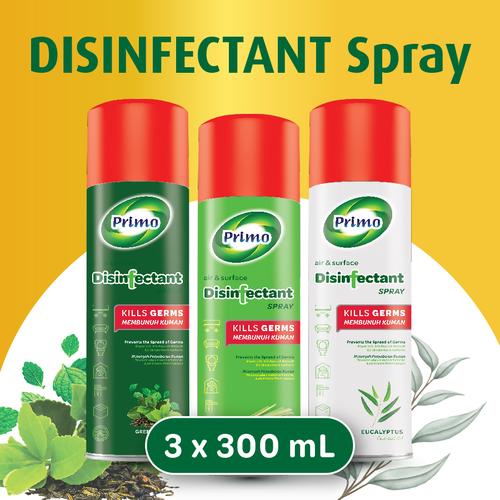 Promo PRIMO Disinfectant Spray Fogging 3 x 300 mL Disinfektan Udara ...