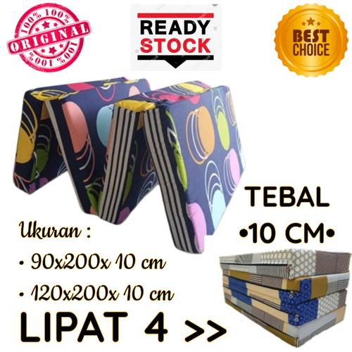 Jual Kasur Busa Lipat 4 INOAC Tebal 10 cm - GARANSI 5 TAHUN - LURUS ...