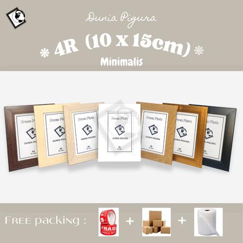 Jual Bingkai Foto 4R (10 x 15 cm) Pakai Kaca Minimalis Glosir | Frame ...
