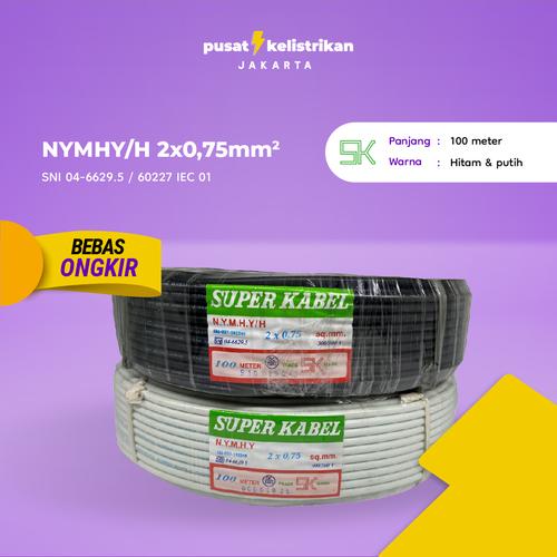 Jual Kabel NYMHY NYYHY 2X0,75 2X0.75 100 METER Super Cable 100 METER ...