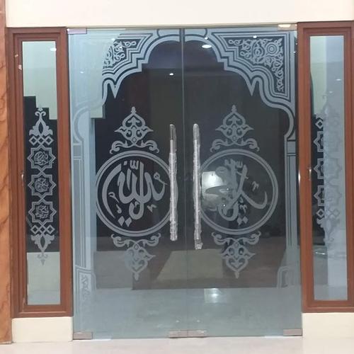Jual cutting stiker sandblast kaca pintu masjid - Kota Tangerang ...