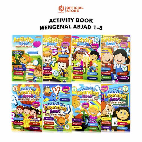Jual Buku Activity Book Mengenal Abjad 1 - 8 Bonus Bahasa Inggris ...