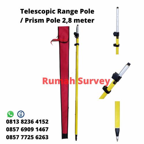 Jual Telescopic Range Pole/ Prism Pole/ Pole Stick/ Jalon Prisma 2,8 ...