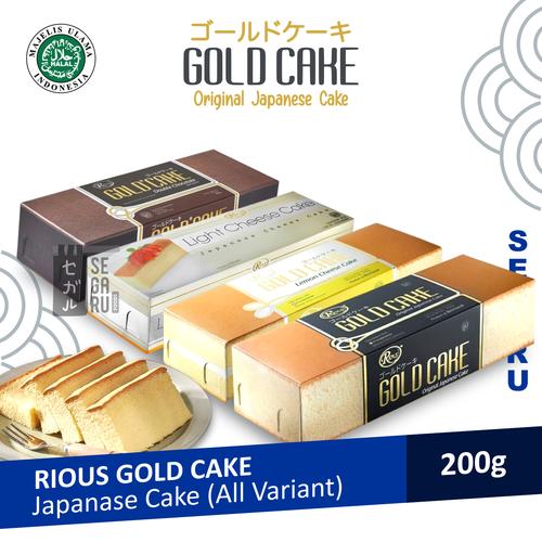 Jual RIOUS Japanese Gold Cake 200 Gram - ORIGINAL - Kota Tangerang ...
