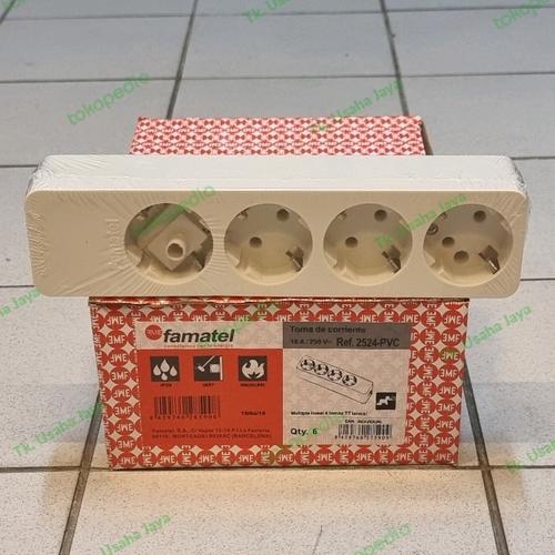Jual OB Stop Kontak Arde 4 Lubang Panjang Famatel - Jakarta Utara - Tk. Usaha Jaya | Tokopedia