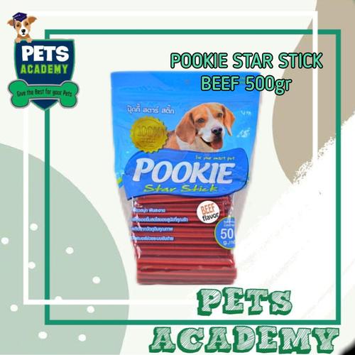 Jual snack cemilan anjing POOKIE DOG DENTAL TREATS STICK BEEF FLAVOR ...