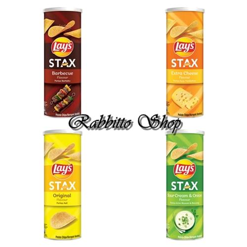 Jual Lay's Stax Potato Chips 135g (BBQ, Cheese, Original, Sour Cream ...