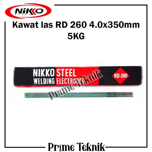 Jual Kawat Las Nikko Steel Rd 260 4.0 x 350mm 5kg - Kota Tasikmalaya - Prime Teknik | Tokopedia