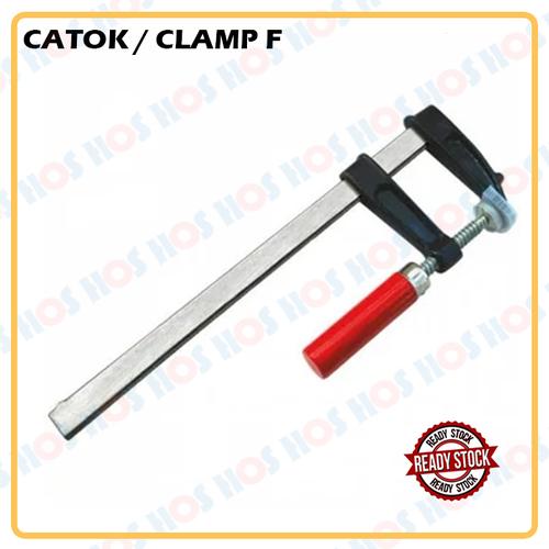 Jual Clamp f / klem f / catok f penjepit kayu model f - 120 X 200mm ...
