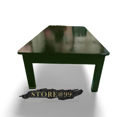 Jual MEJA LESEHAN MINIMALIS KAYU JATI BELANDA CAT DUCO HITAM FULL ...