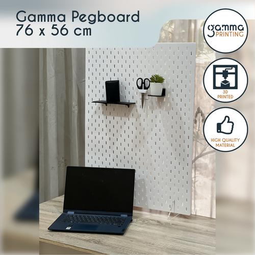 Jual Pegboard Papan 76 x 56 CM Dinding Gamma Organizer - Putih - Kota Surabaya - Gamma Printing ...