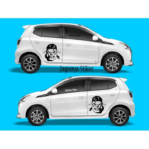 Jual stiker hulk body mobil cutting sticker hulk besar keren - Hitam, 1 ...