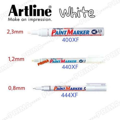 Jual SPIDOL PUTIH ARTLINE PERMANEN (TERSEDIA SEMUA UKURAN) - Fine 1,2mm ...