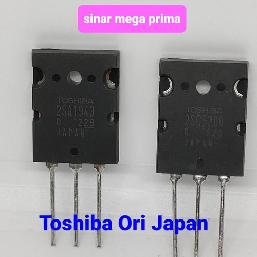 Jual Transistor 2SA1943 2SC5200 Toshiba Original Japan - Jakarta Barat - Sinar Mega Prima ...