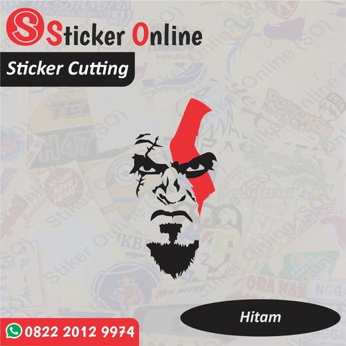 Jual Stiker God of War Kratos | Sticker Cutting God of War Kratos ...
