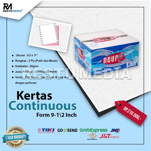 Jual Kertas Neuro Continuous Form 9 1.2 X 11 4 Ply.2 K4.2 Paper - Kota ...