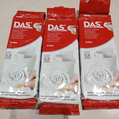 Jual CLAY DAS Clay Premium 250gr Warna Putih Tanah Liat Kerajinan ...
