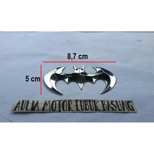 Jual emblem logo sticker batman 3 dimensi bahan metal besi anti karat ...