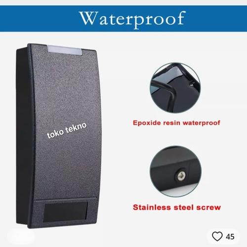 Jual RFID Card Reader Wiegand RFID 125 khz ID Reader Wiegand 13.56 mhz ...