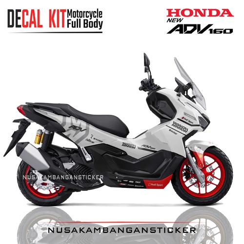 Jual Stiker custom ADV 160 Livery Mission Winnow Putih Full Body ...