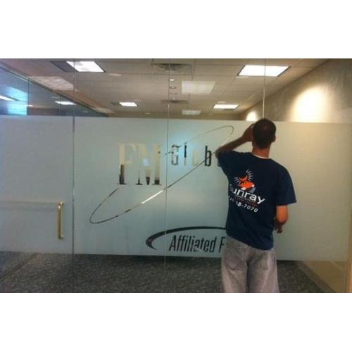 Jual cutting sticker sandblast custom stiker kaca kantor - Kota ...