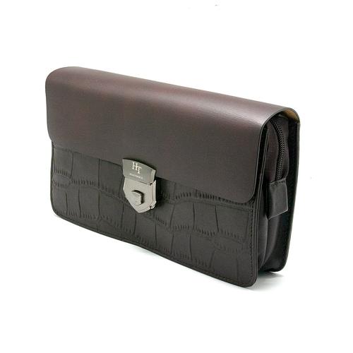 Promo Hugo Thorch - Clutch Handbag Pria Kulit - Helio - Hitam Cicil 0% ...