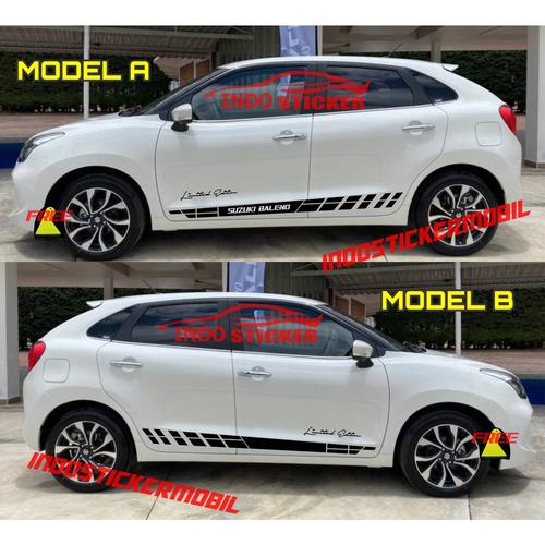 Jual STICKER STIKER MOBIL SUZUKI BALENO CUTTING STICKER LIST SUZUKI ...